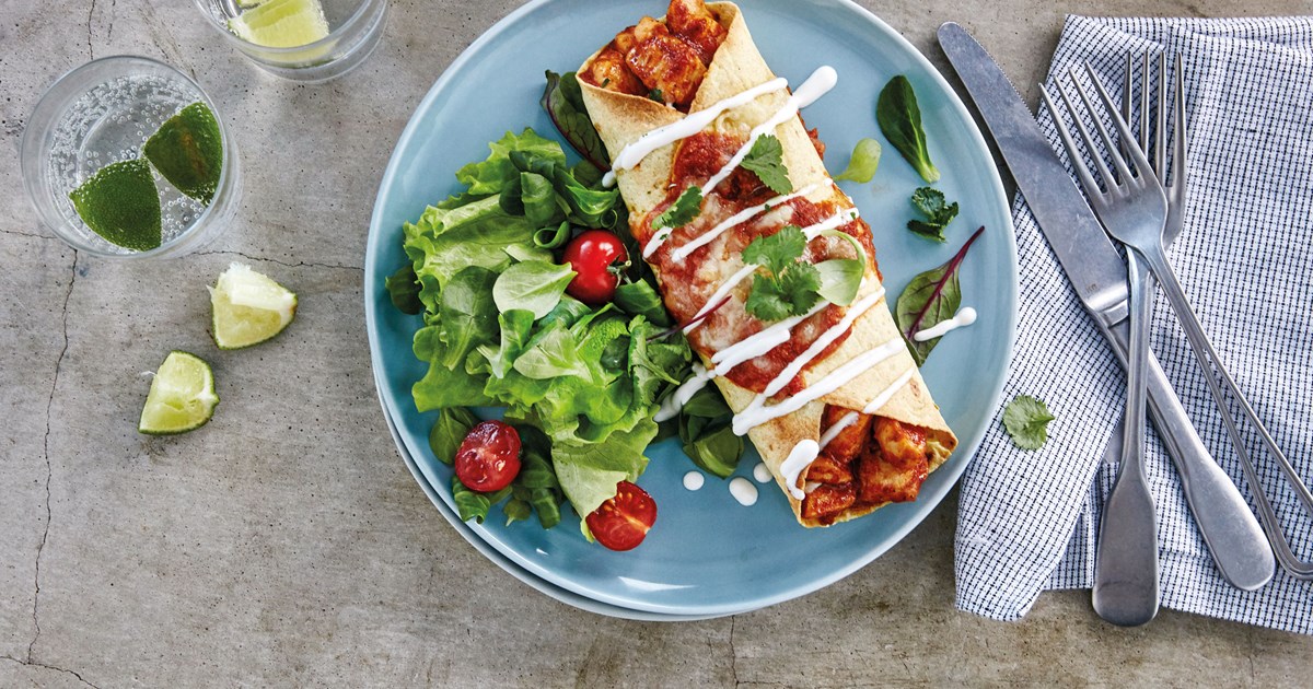 Enchiladas med kyckling | Recept från Santa Maria